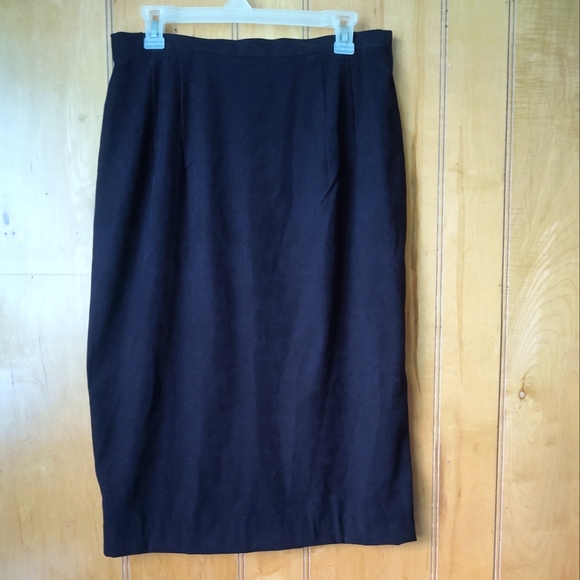Koret | Skirts | Koret Dress Women Skirt Velvet Color Black Below The ...